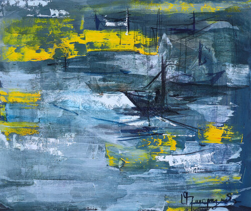 Boat trip de Mariam Dashtoyan (2021) : Peinture Huile sur Toile - Singulart