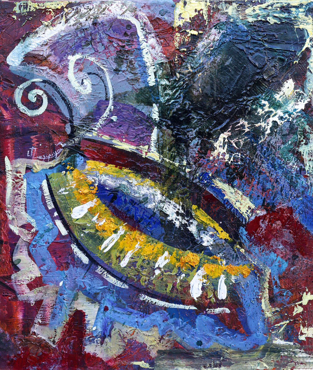 Butterfly by Mariam Dashtoyan (2023) : Painting Oil on Canvas - SINGULART