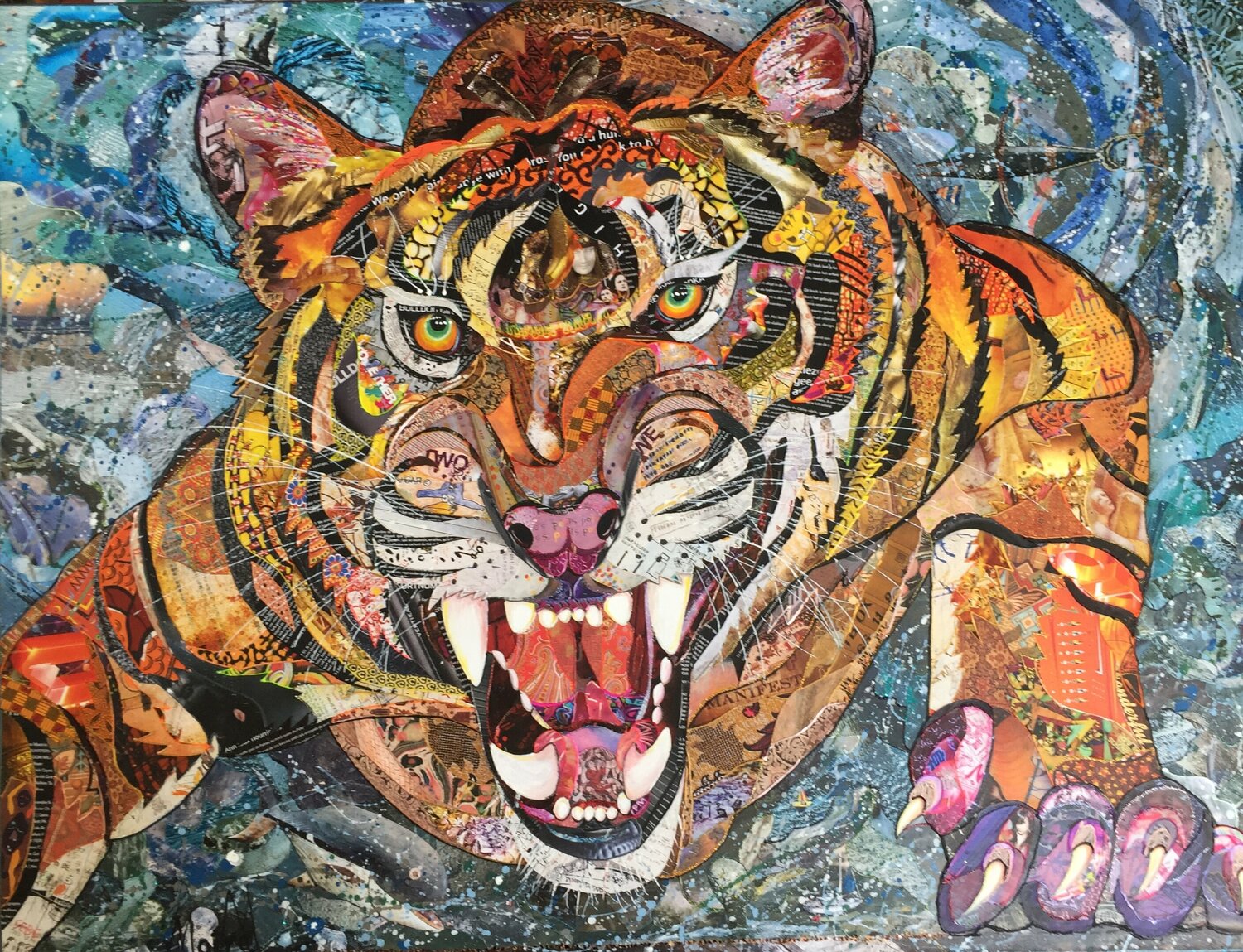 Art in Troubled Water by Moira McAinsh (2022) : Painting Acrylic ...