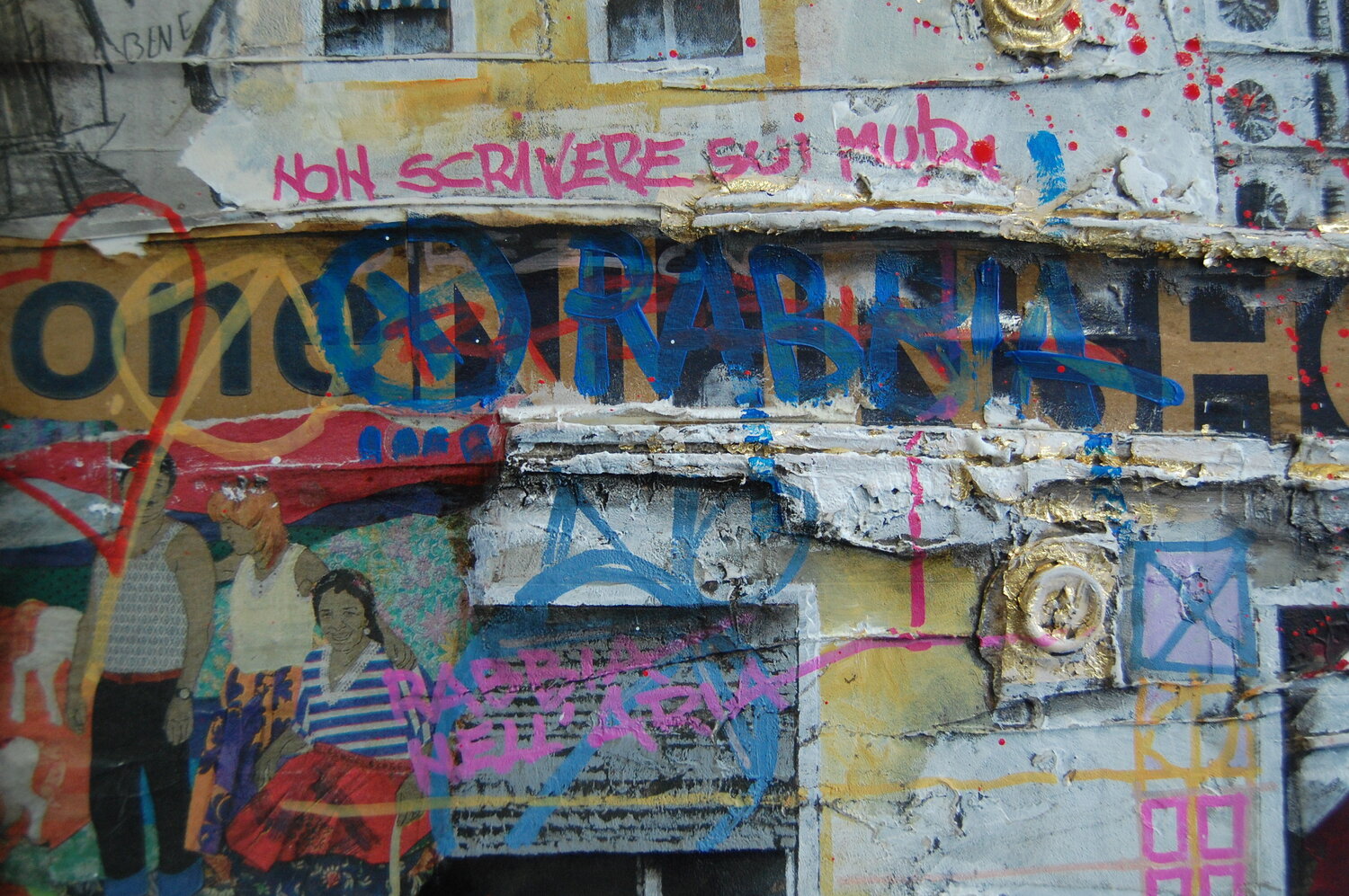 Rumore di fondo by Fulvio Dot (2026) : Painting Acrylic, Oil on Canvas ...