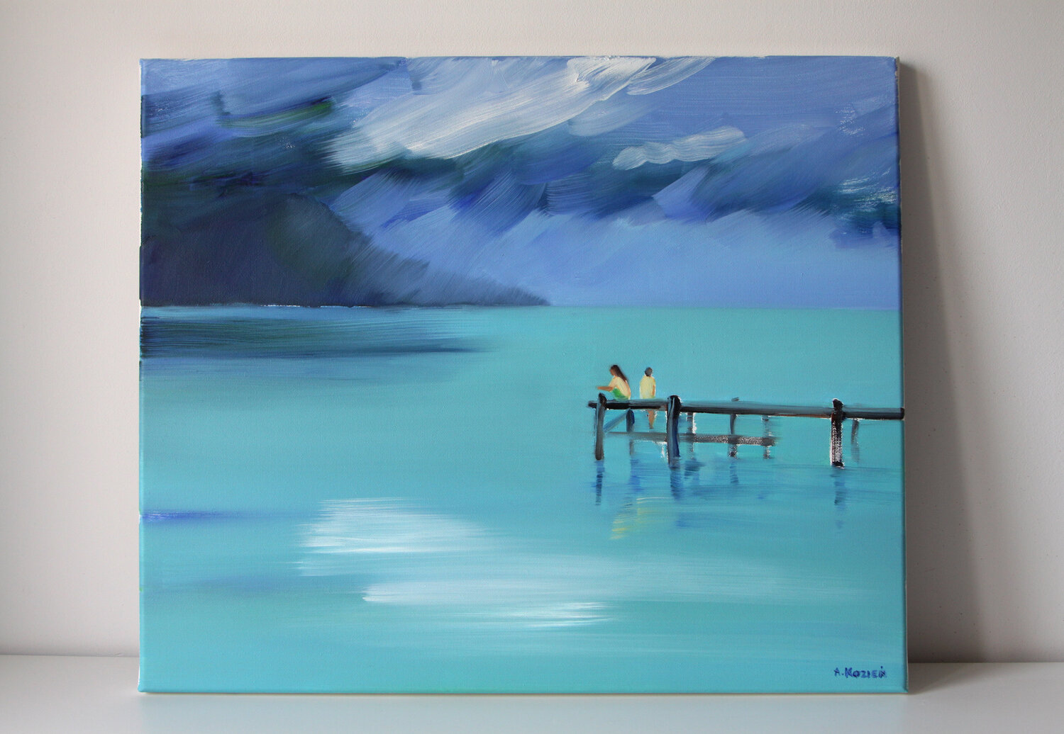 The Island 31 by Agnieszka Kozien (2022) : Painting Oil on Canvas ...