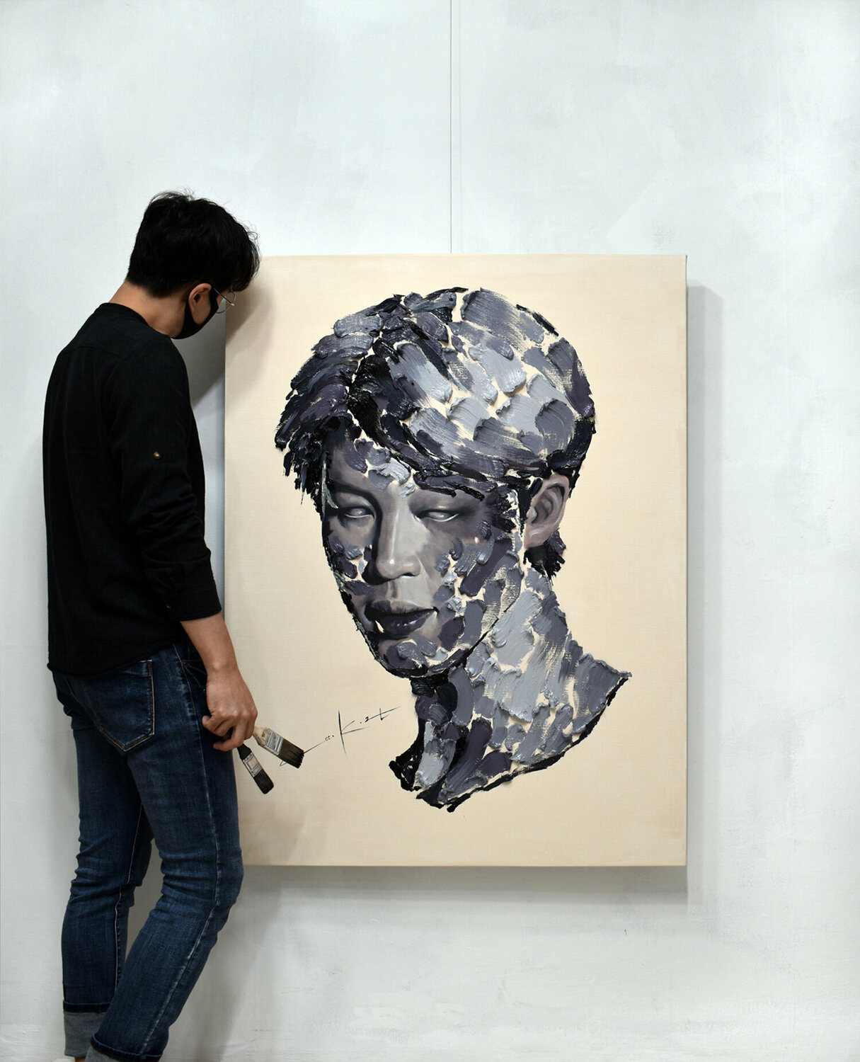 Untitled#P2009 by Lee Killust (2020) : Painting Oil on Canvas - Singulart