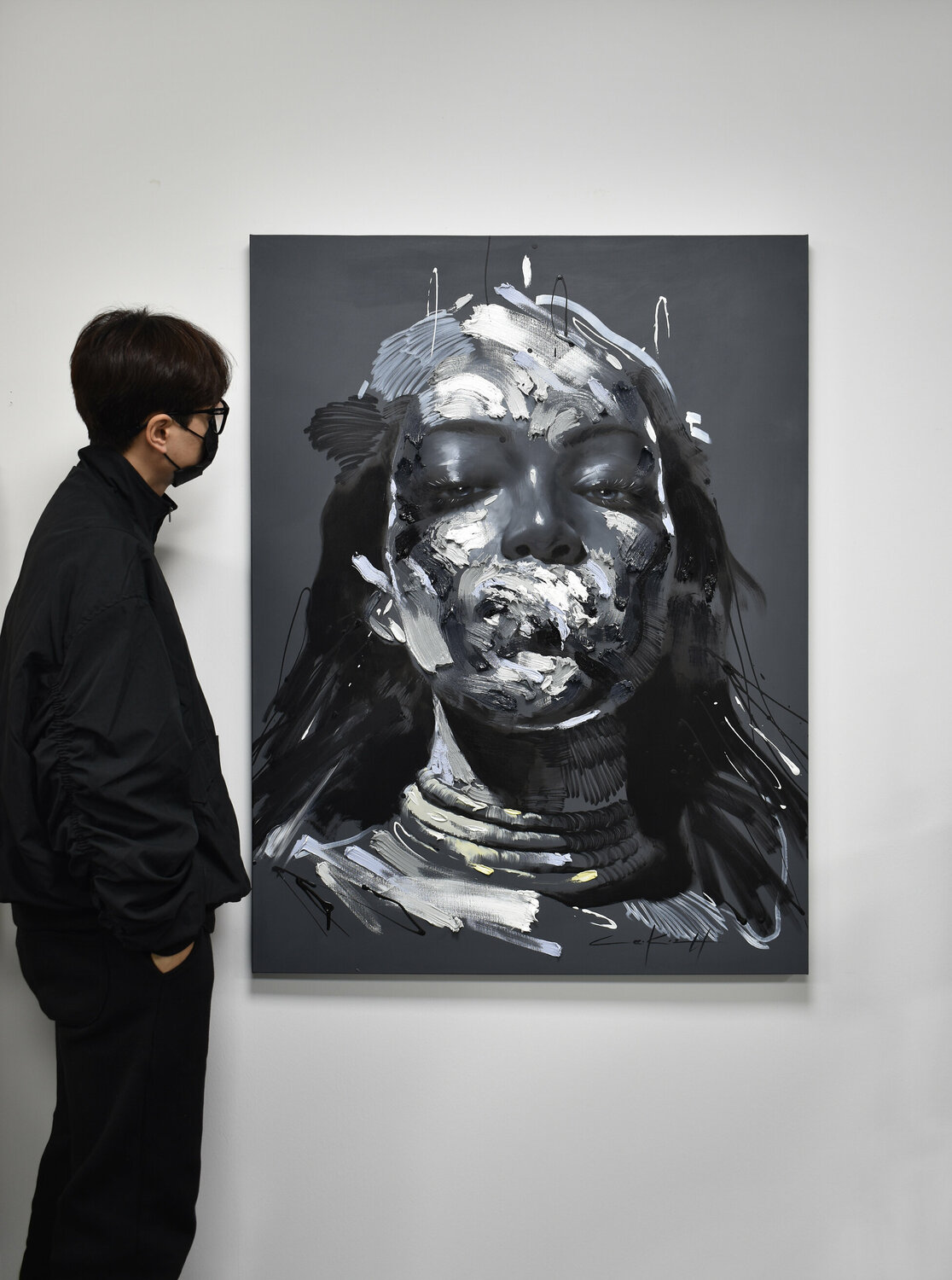 Untitled#P2119 by Lee Killust (2021) : Painting Oil on Canvas - Singulart