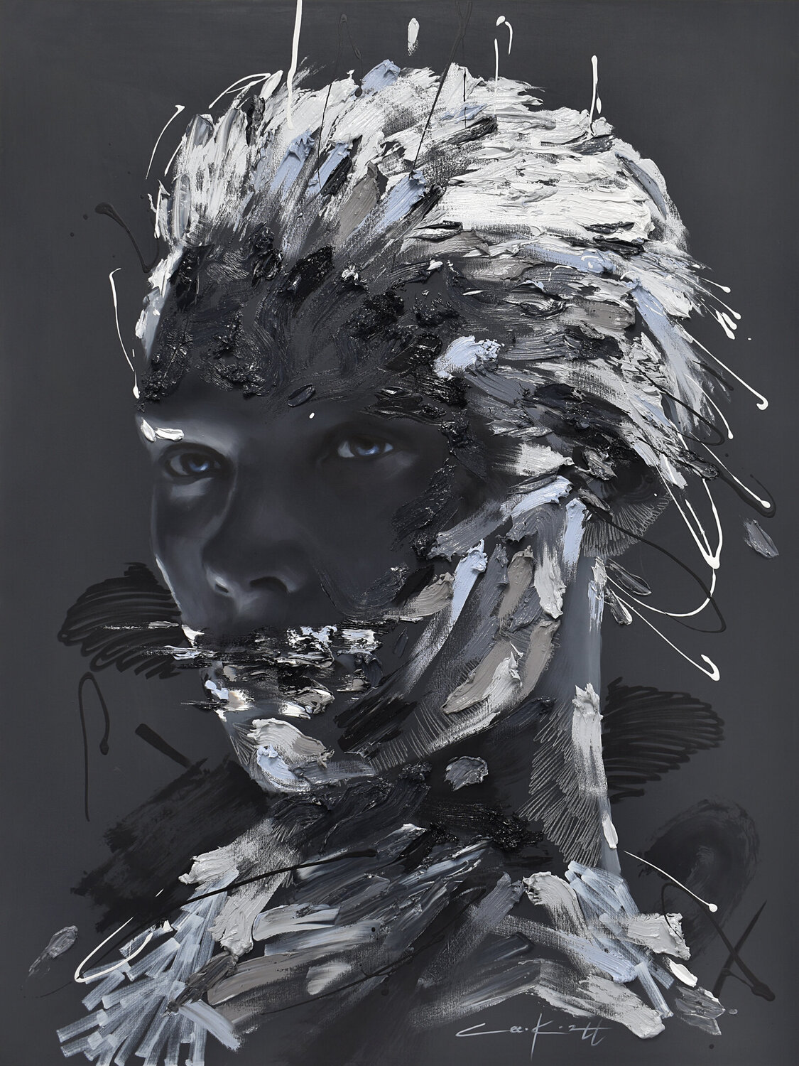 Untitled#P2202 by Lee Killust (2022) : Painting Oil on Canvas - Singulart