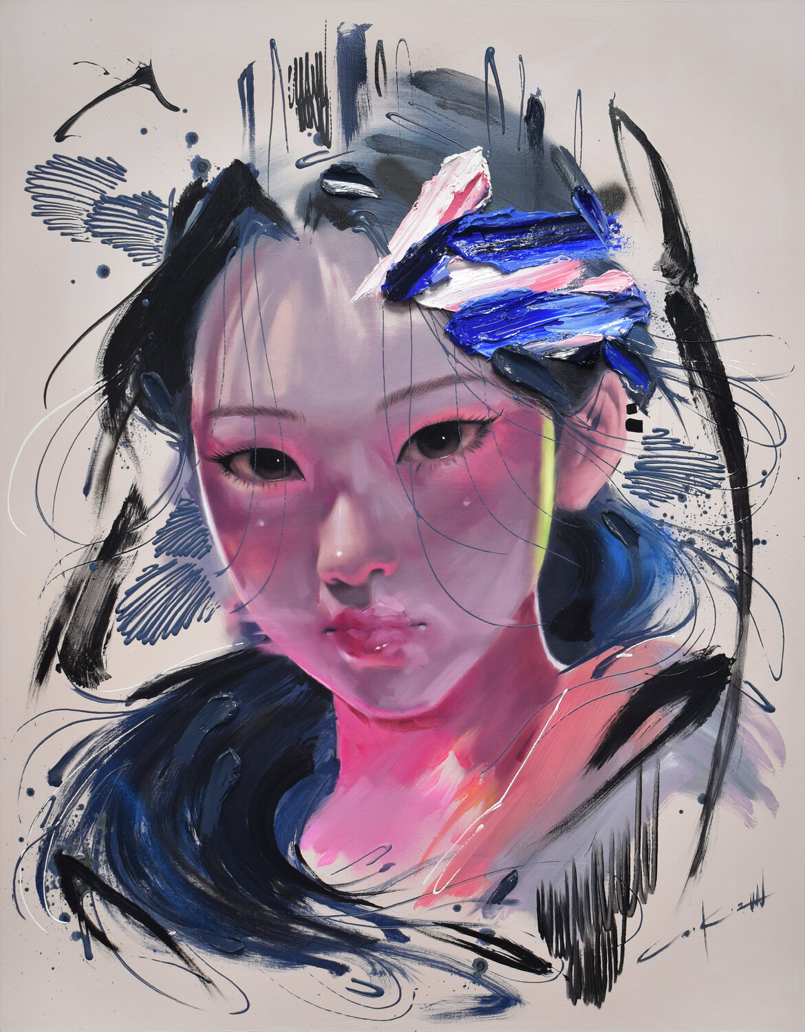 Blooming Light#P2316 by Lee Killust (2023) : Painting Oil on Canvas ...