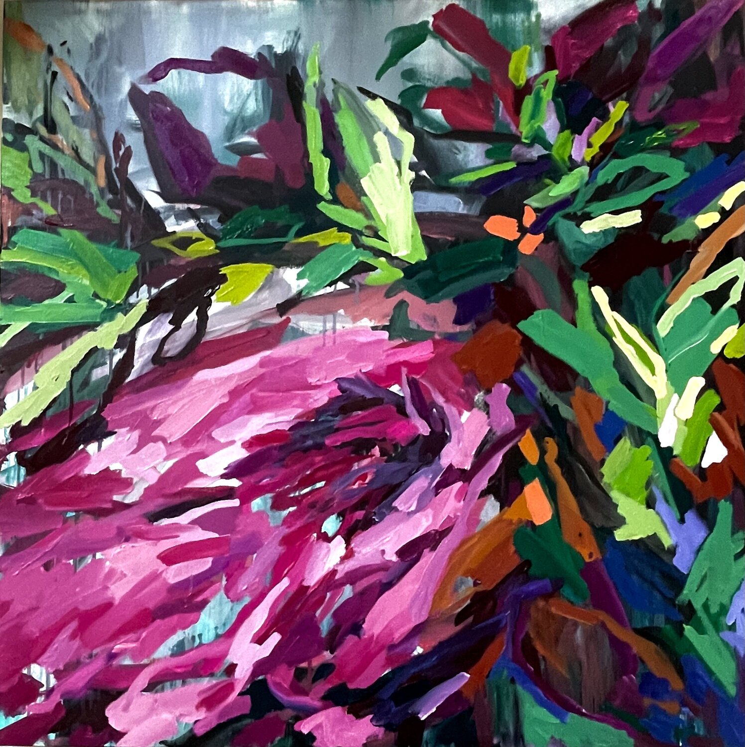 BELONG TOGETHER by Julia Borg (2023) : Painting Acrylic, Oil on Canvas ...