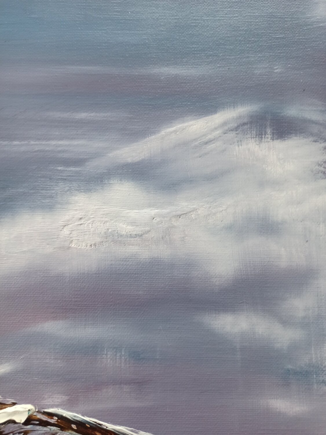 Le souffle des hauteurs de Marie Raynaud (2022) : Peinture Huile sur ...