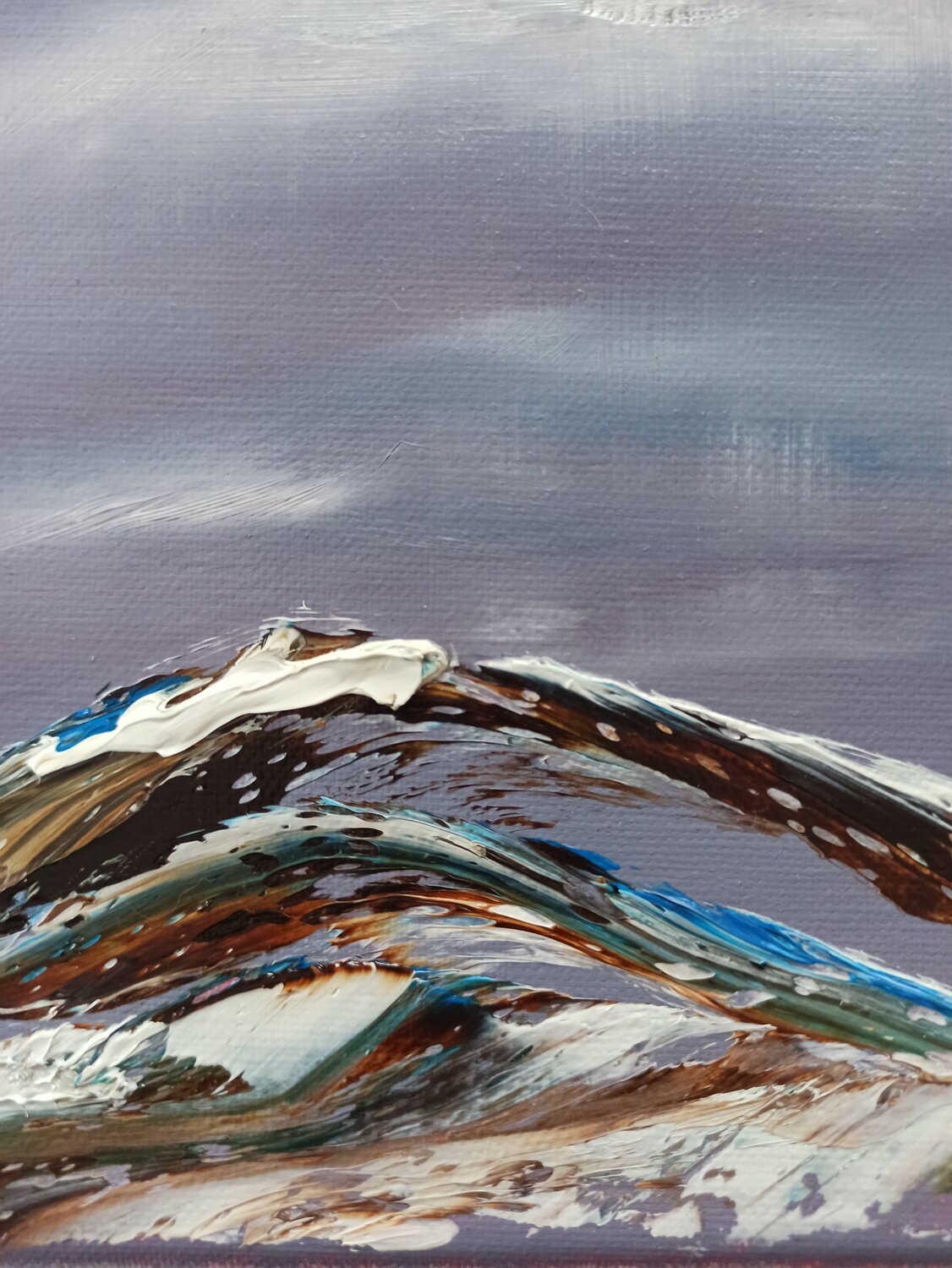 Le souffle des hauteurs de Marie Raynaud (2022) : Peinture Huile sur ...