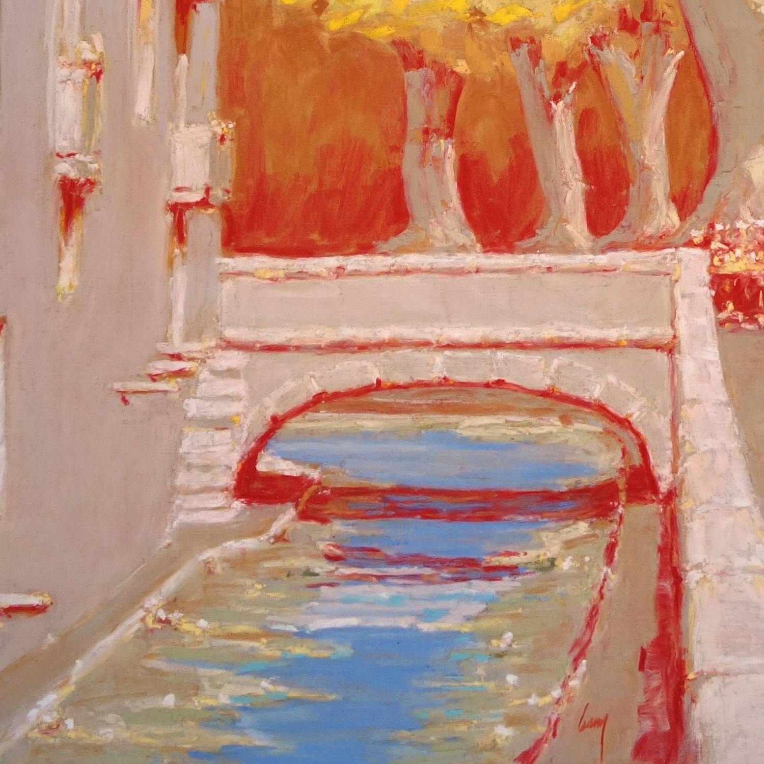 Saint-Jean de Buèges de François Cusson (2026) : Peinture Pastel sur ...