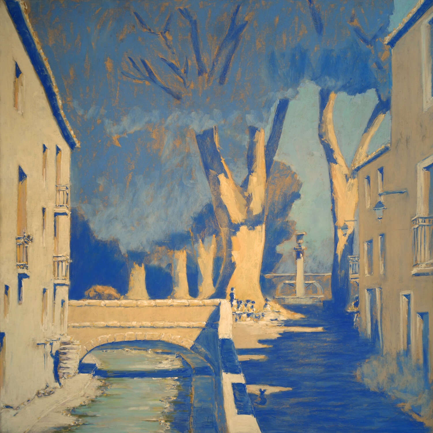 Le bar du château by François Cusson (2023) : Painting Pastel on Wood ...