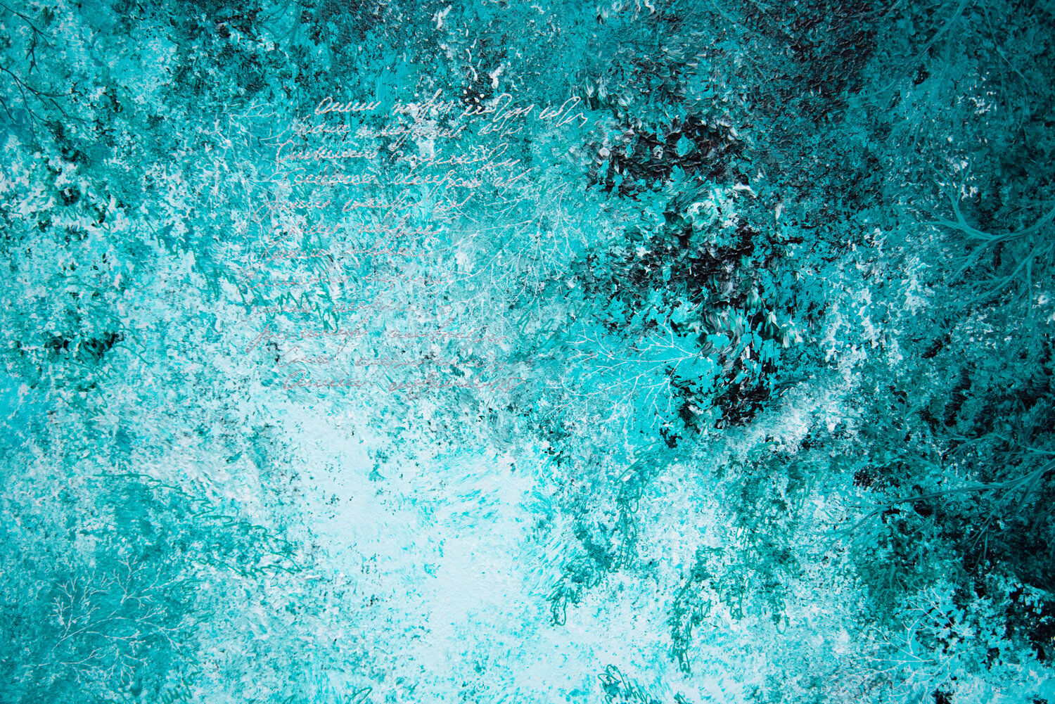 THOUGHTS - abstract nature, mind, subliminal, emerald green, soul ...