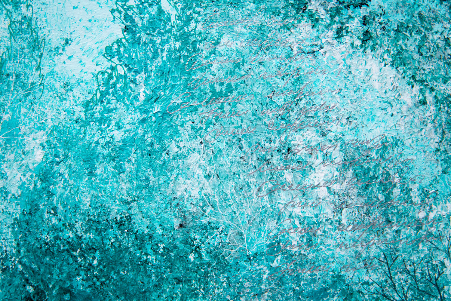 THOUGHTS - abstract nature, mind, subliminal, emerald green, soul ...