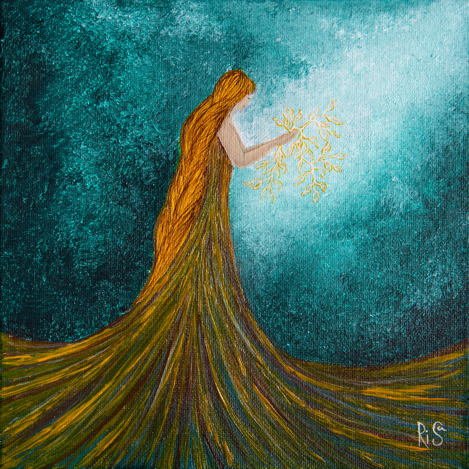 Forest Nymph Painting