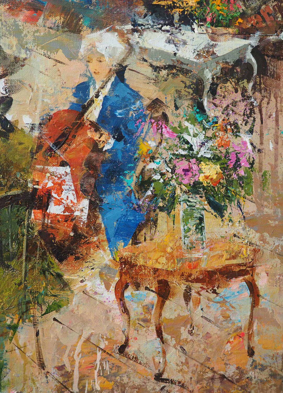 Teatro Liceu ,Barcelona de Josep Costa Vila (2022): Pintura Óleo en ...