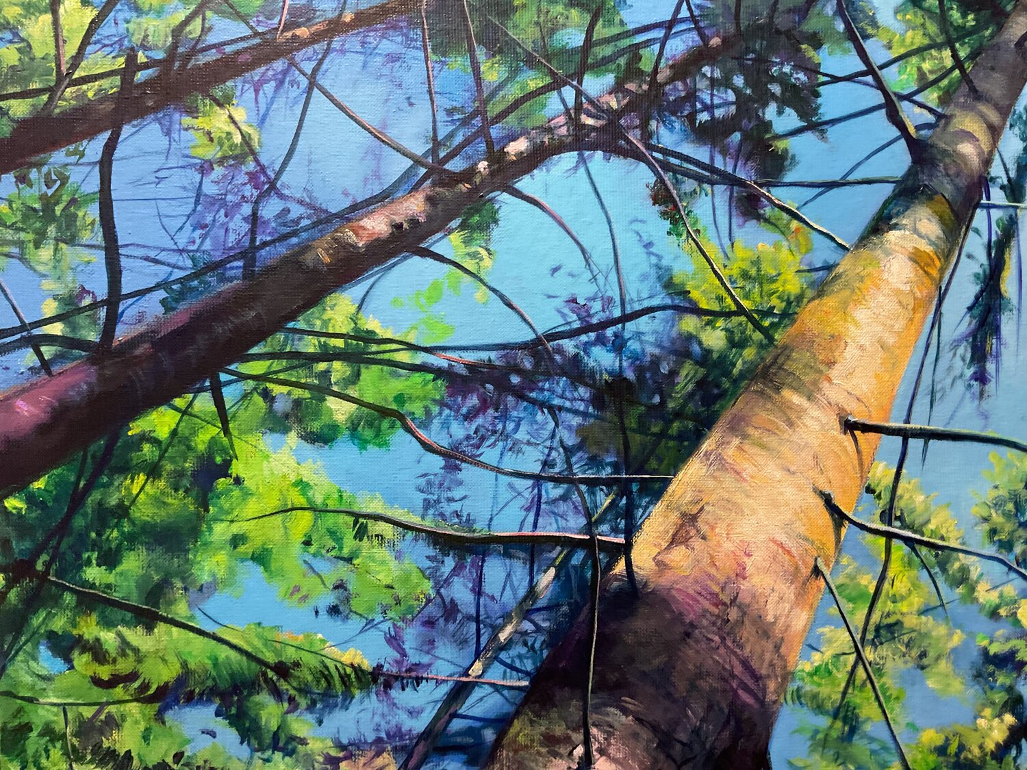 Le murmure du vent von Sylvie Lavenac - Bouliet (2023): Malerei Acryl ...