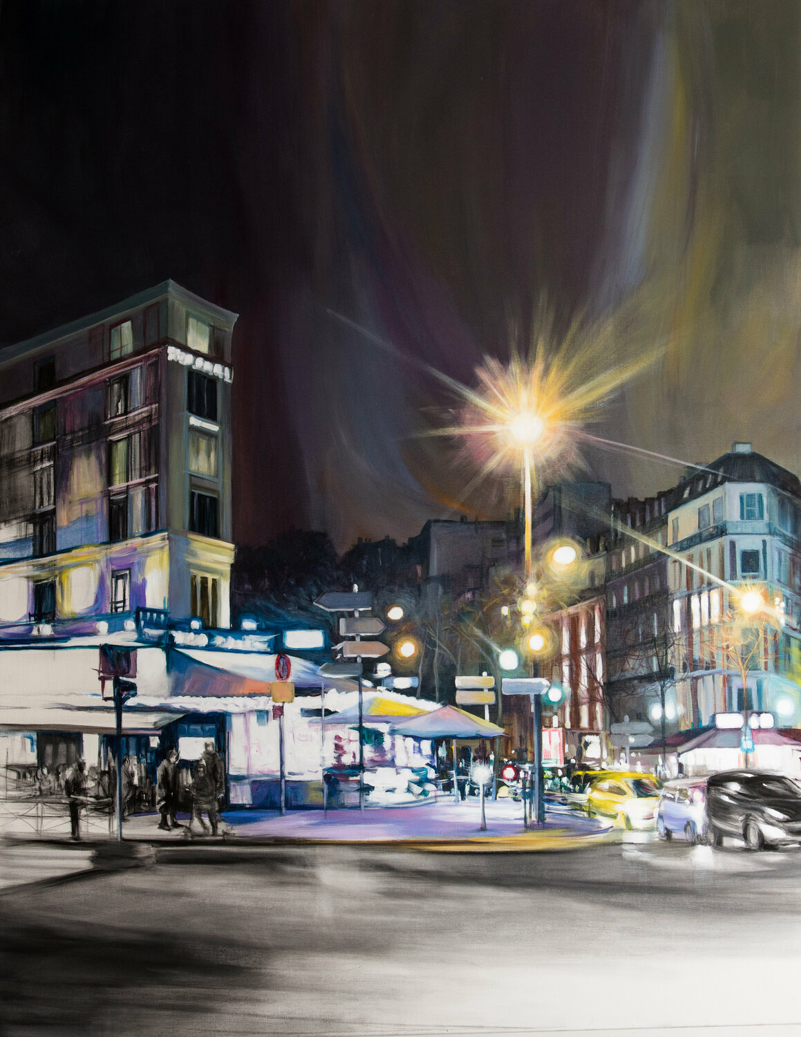 Raspail - Vavin N°1 von Sylvie Lavenac - Bouliet (2019): Malerei Acryl ...