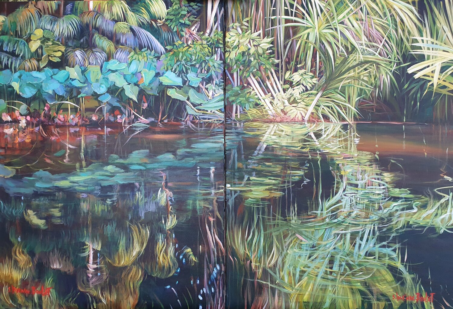 Temps suspendu by Sylvie Lavenac - Bouliet (2021) : Painting Acrylic on ...