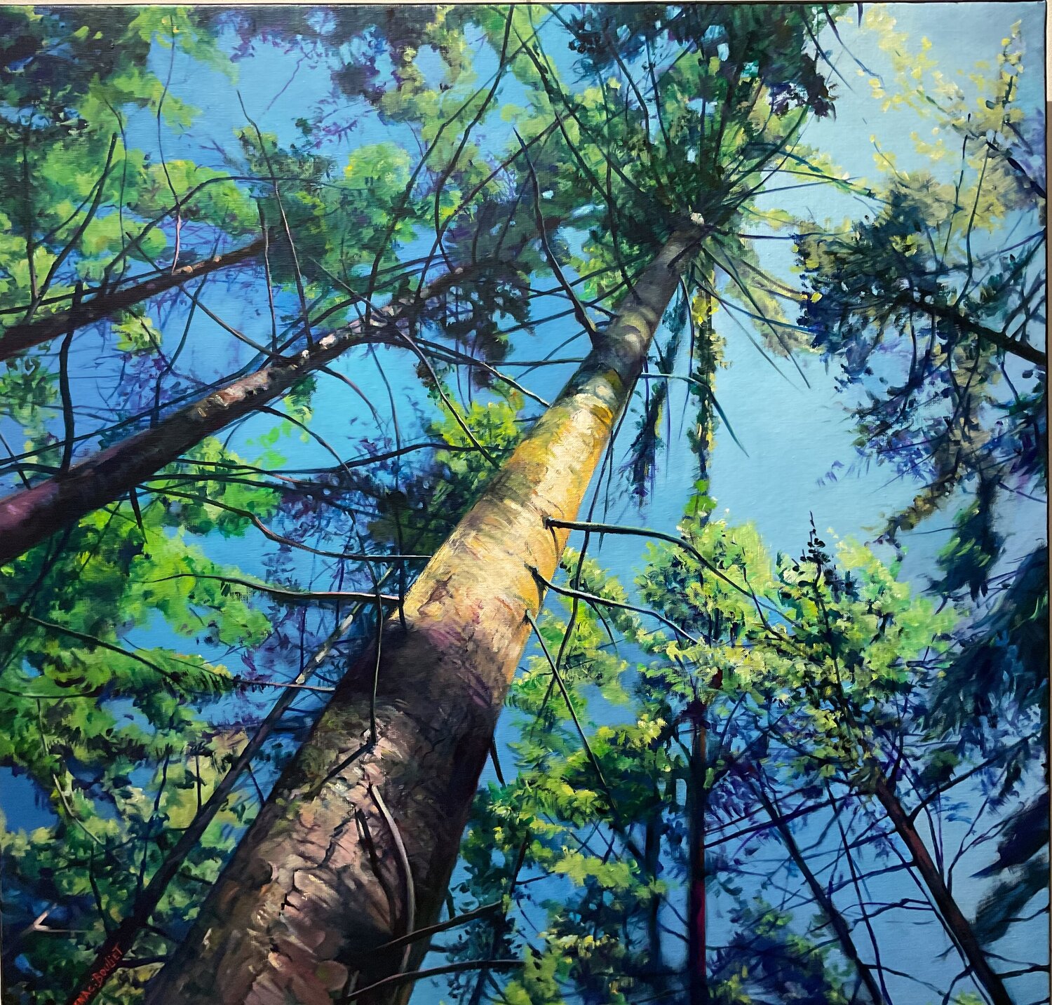 Le murmure du vent von Sylvie Lavenac - Bouliet (2023): Malerei Acryl ...