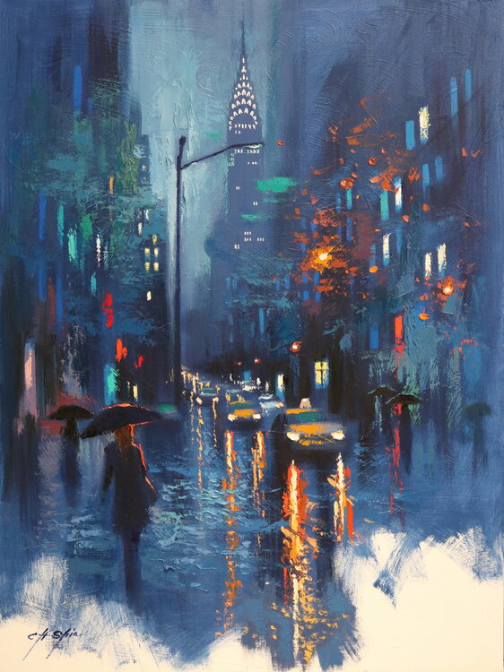 Chrysler Building Painting