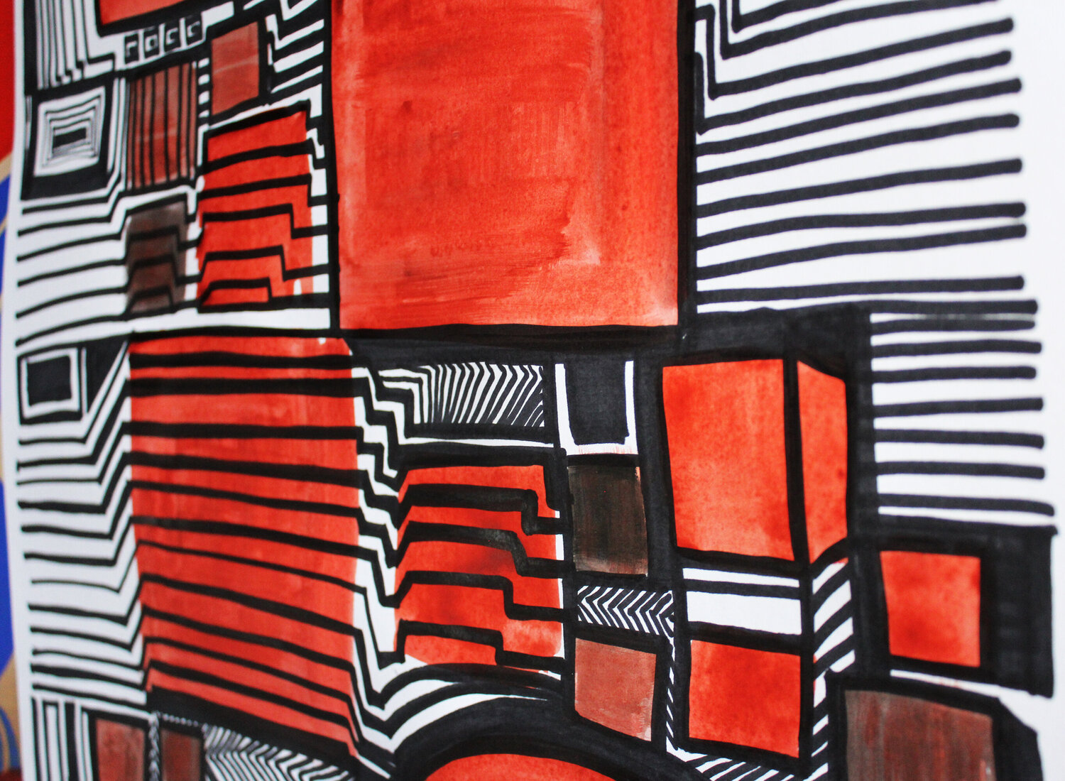 Form IV by Irina Tsypilova (2023) : Work on Paper Acrylic, Ink on Paper ...