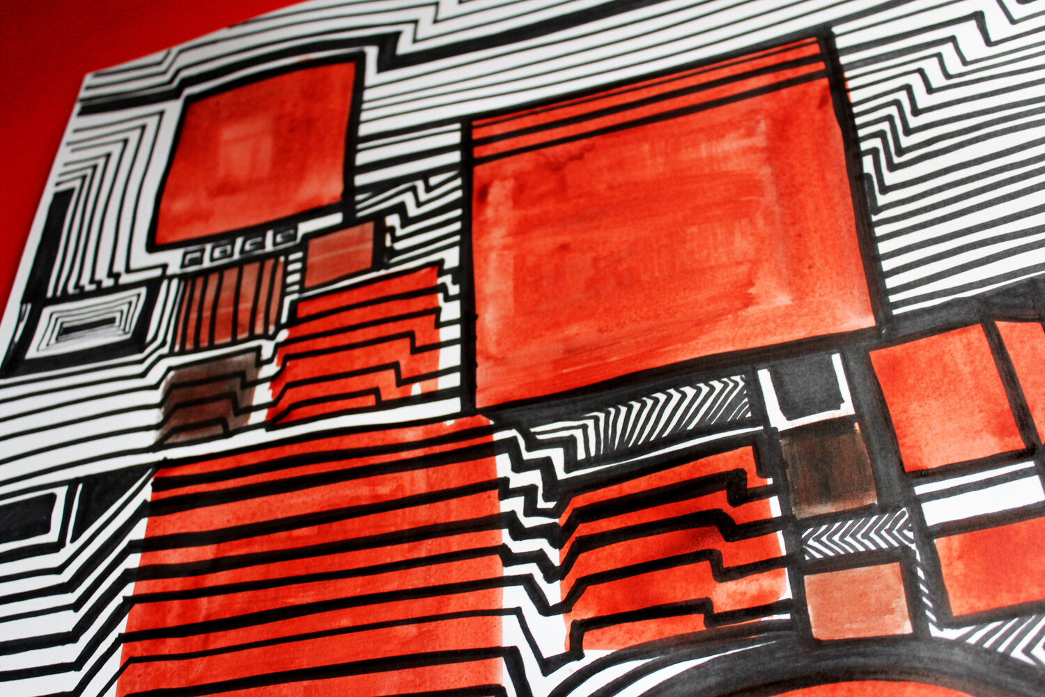 Form IV by Irina Tsypilova (2023) : Work on Paper Acrylic, Ink on Paper ...