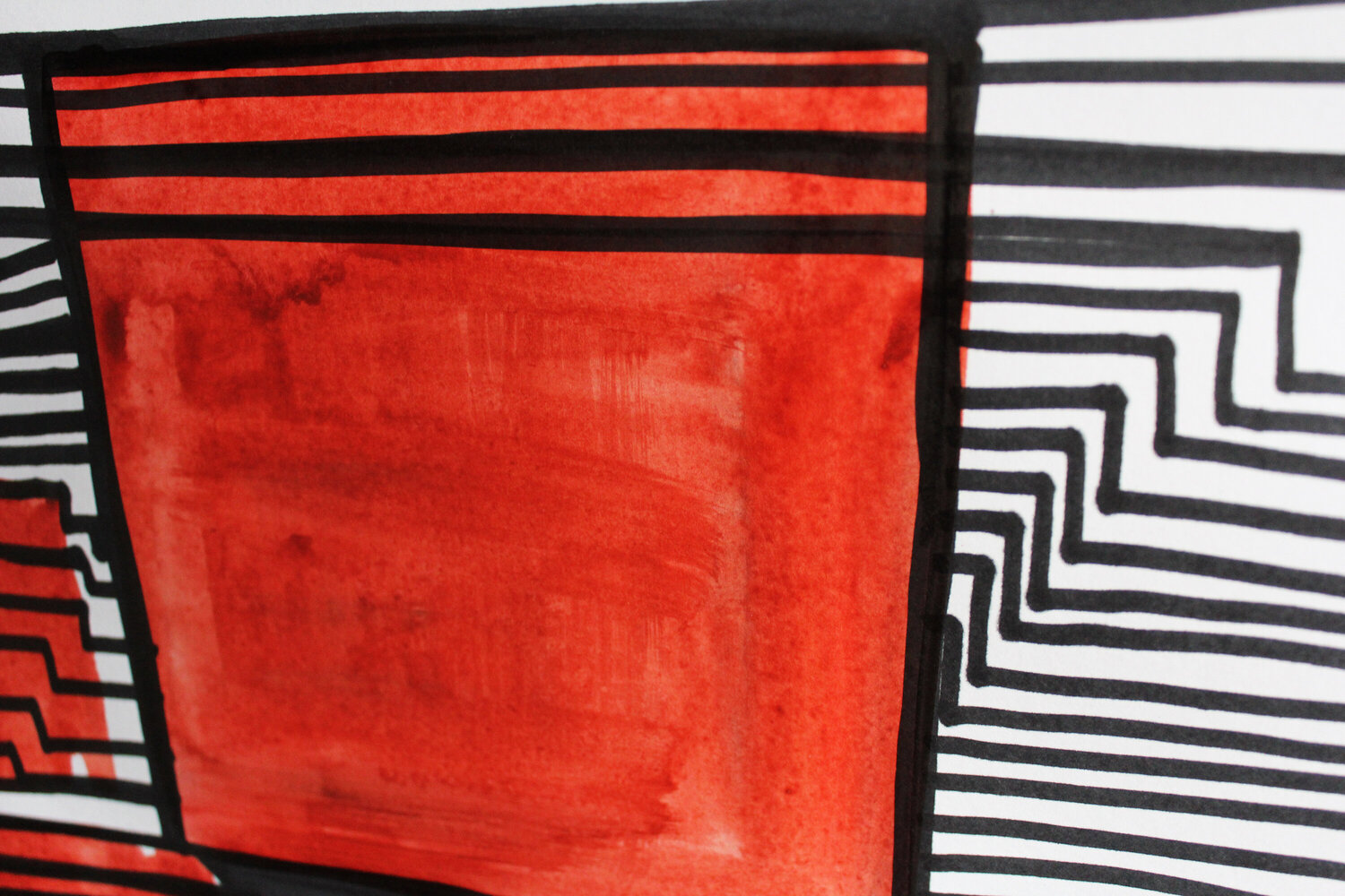 Form IV by Irina Tsypilova (2023) : Work on Paper Acrylic, Ink on Paper ...