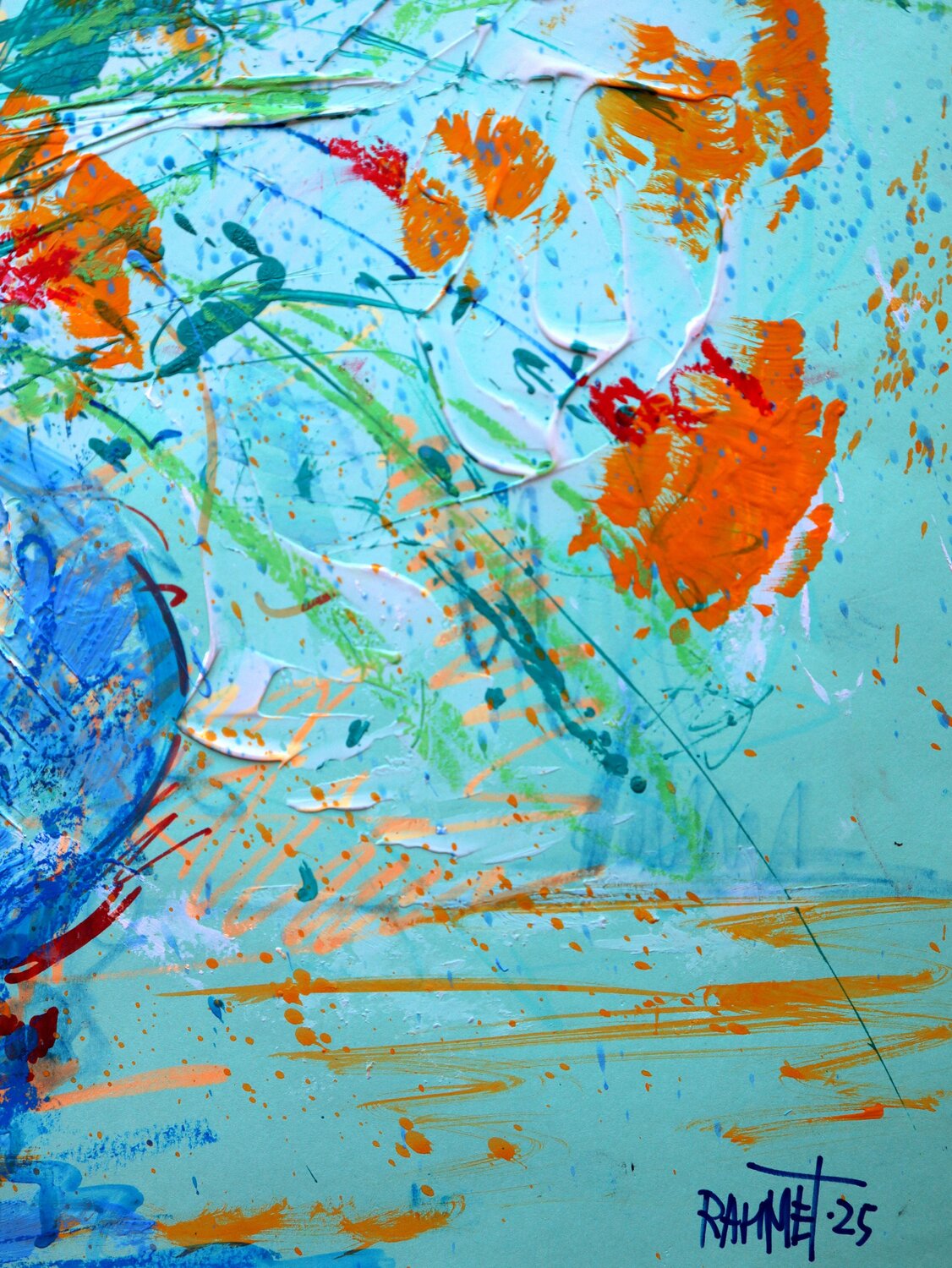 Fantasy with Flowers 293 de Rakhmet Redzhepov (2025): Obra en papel ...