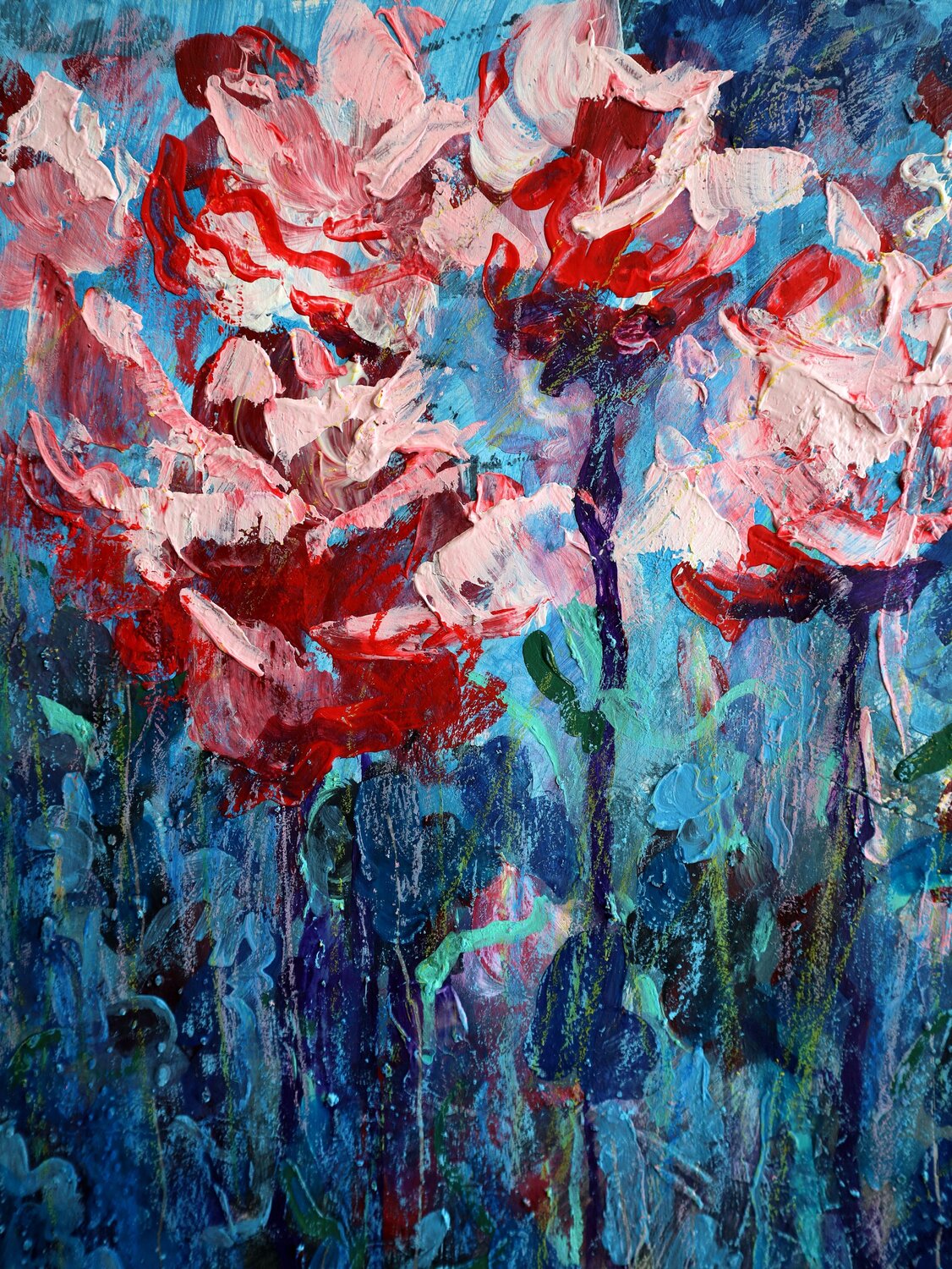 Fantasy with Flowers 295 by Rakhmet Redzhepov (2025) : Work on Paper ...