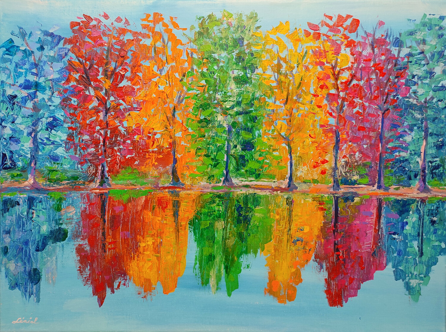 REFLETS by Guy Sénécal (2022) : Painting Acrylic on Canvas - Singulart