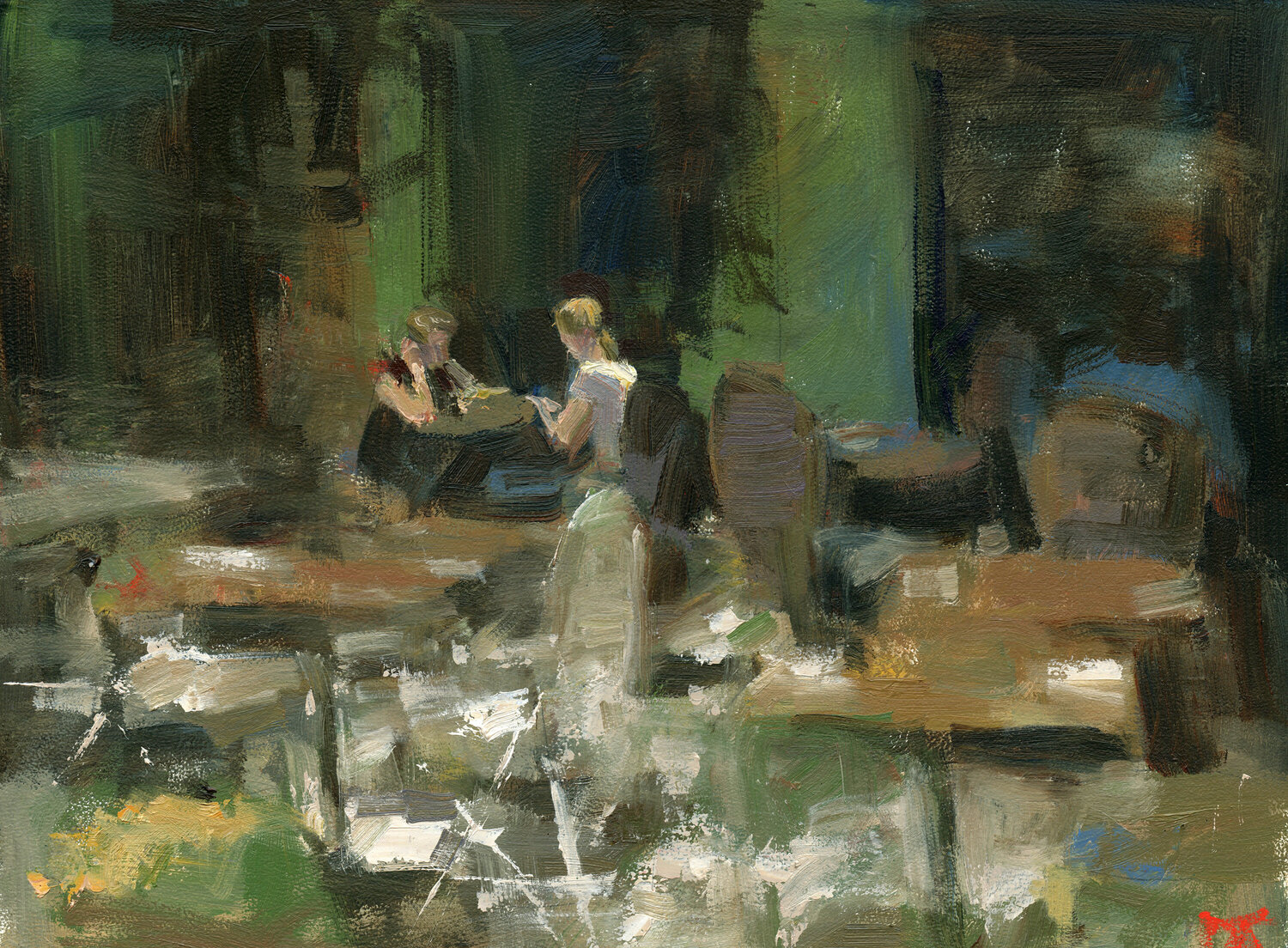 Reunion by Darren Thompson (2023) : Painting Oil on Wood - Singulart