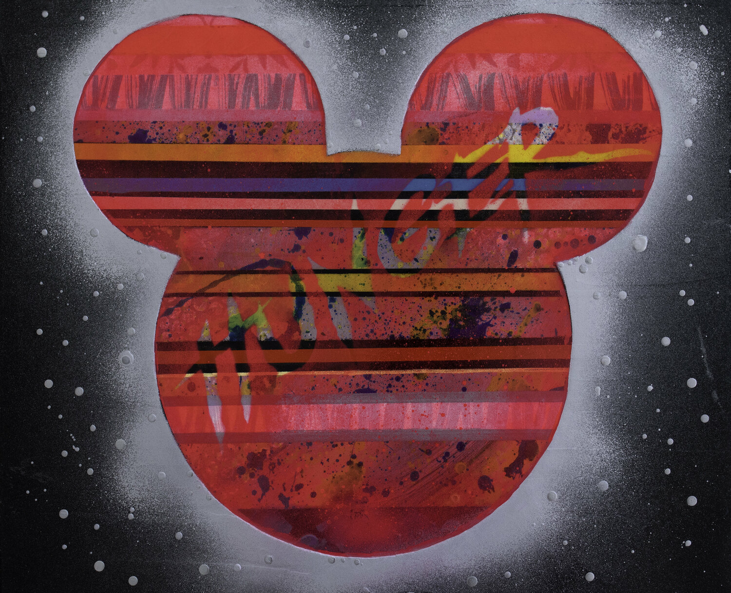 Hunger by Zi Artist (2021) : Painting Acrylic, Graffiti on Canvas ...