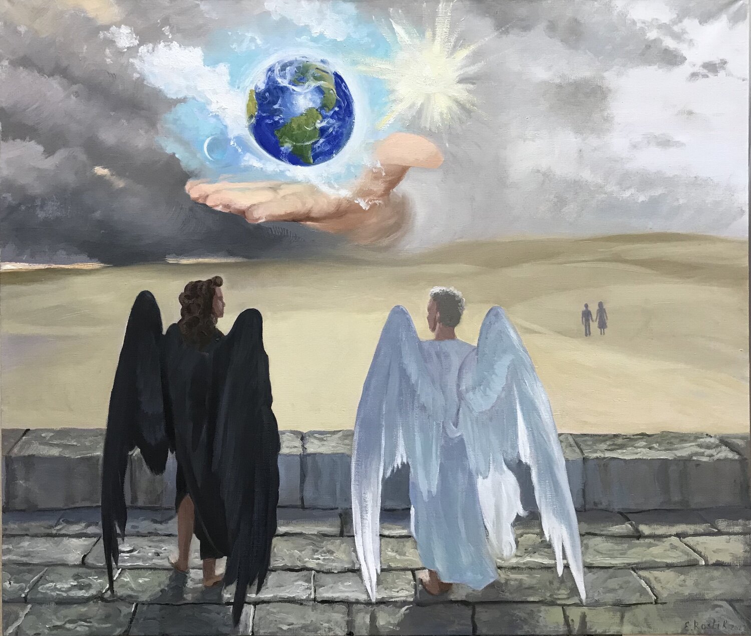 Oil Paintings Of Angels