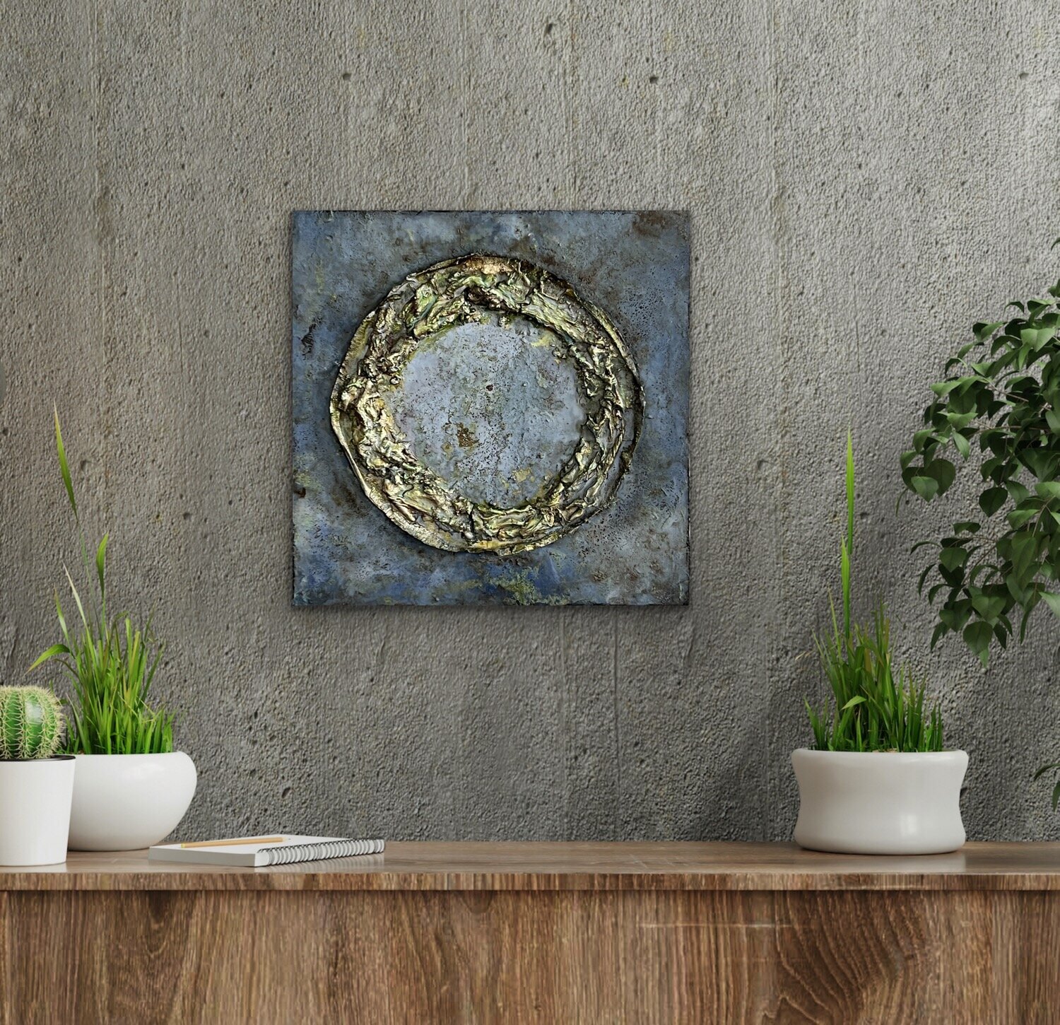 Cimelium Orbis I von Magdalena Oppelt (2023): Malerei Acryl, Pigmente ...