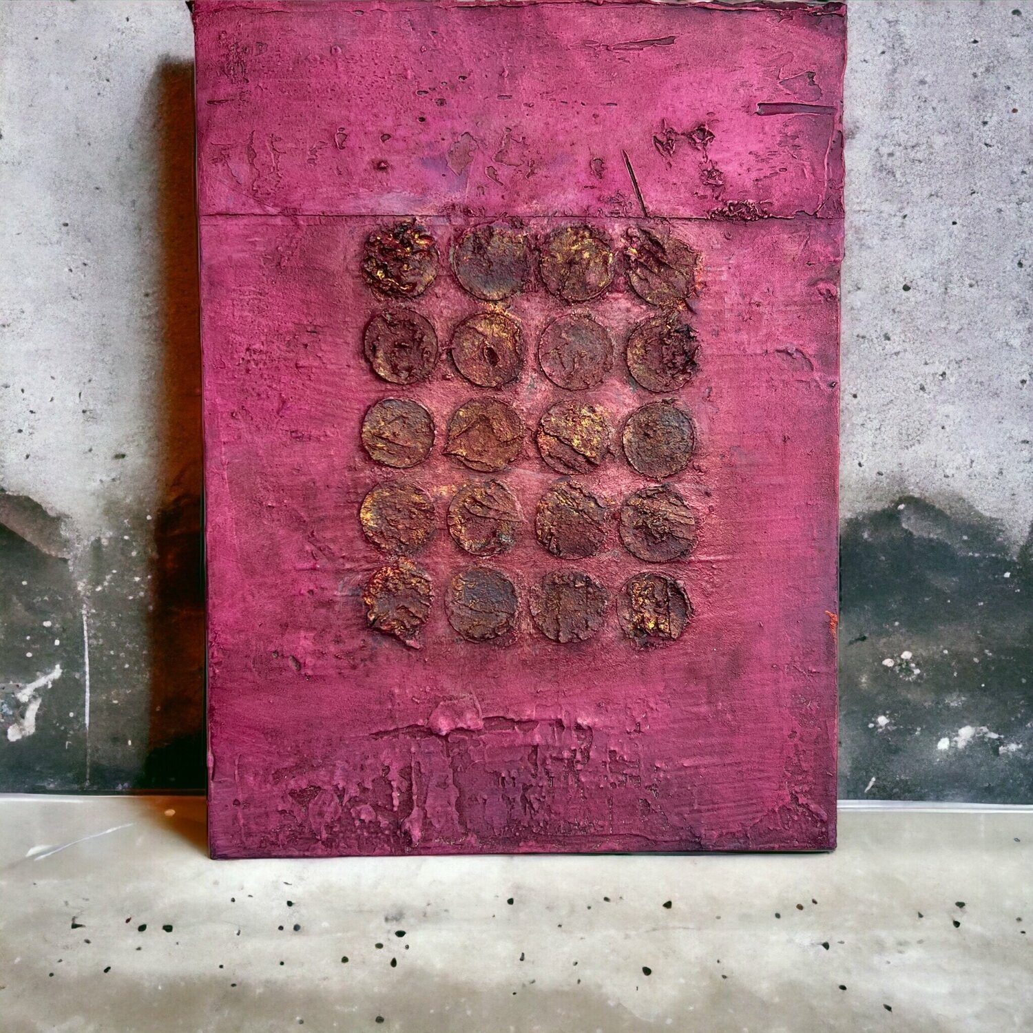 Cimelium Orbis IV von Magdalena Oppelt (2023): Malerei Acryl, Collage ...