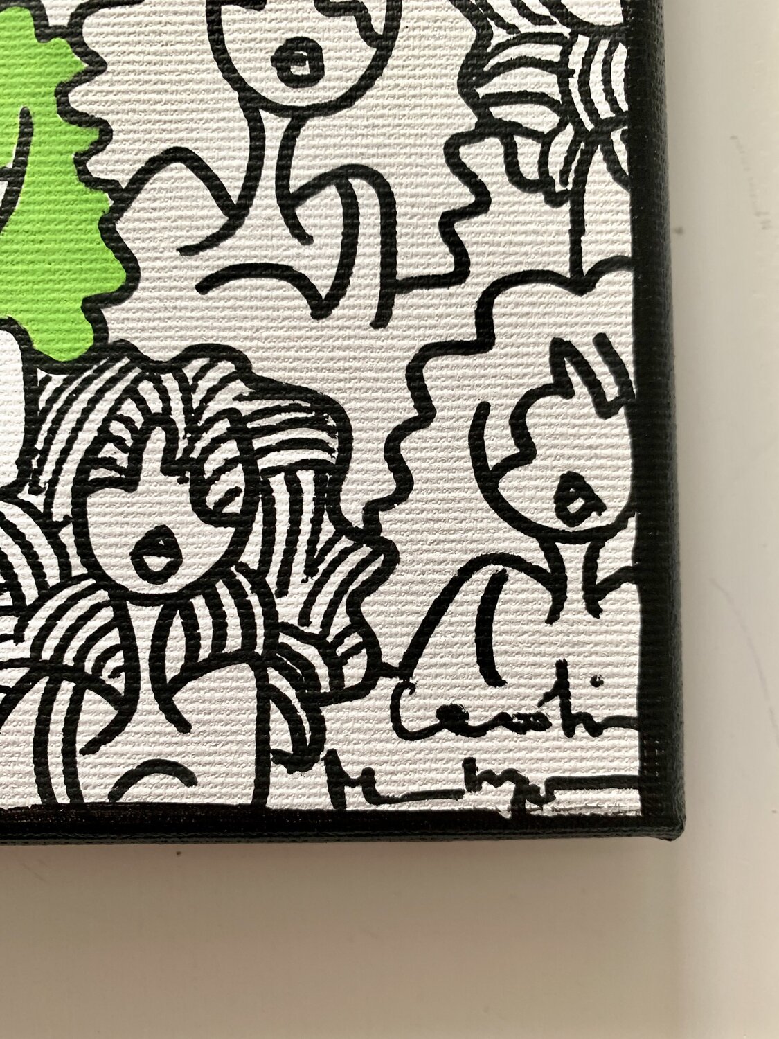 Pop and co by Caroline Montigneaux (2022) : Painting Acrylic, Felt on ...