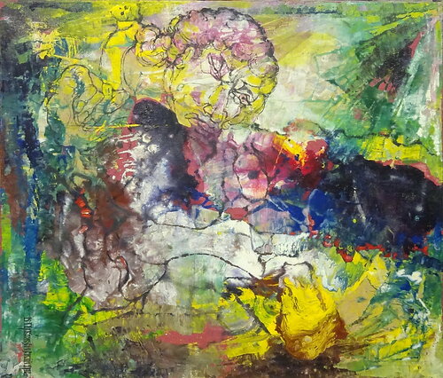 David and Goliath by Vjacheslav Pobozhenskij (2016) : Painting Acrylic ...