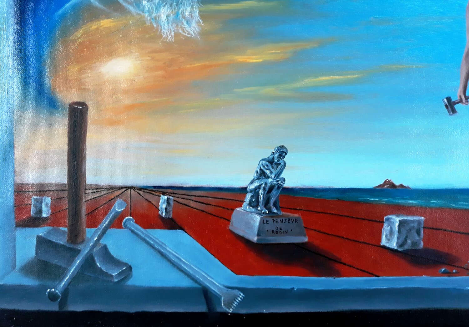 Scultura by Angelo Lotti (2019) : Painting Oil on Canvas - Singulart