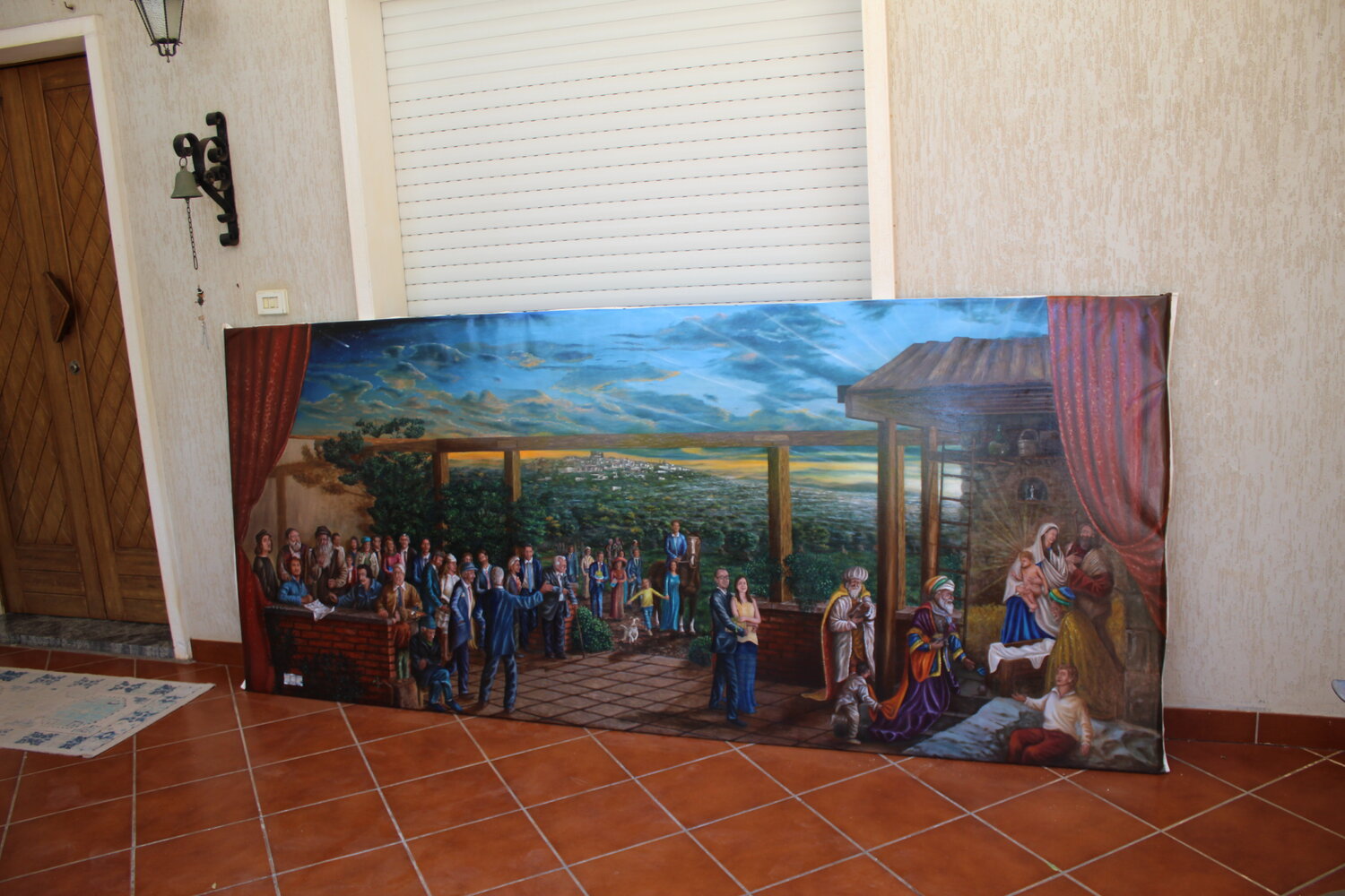 Adorazione dei magi by Angelo Lotti (2020) : Painting Oil on Canvas ...