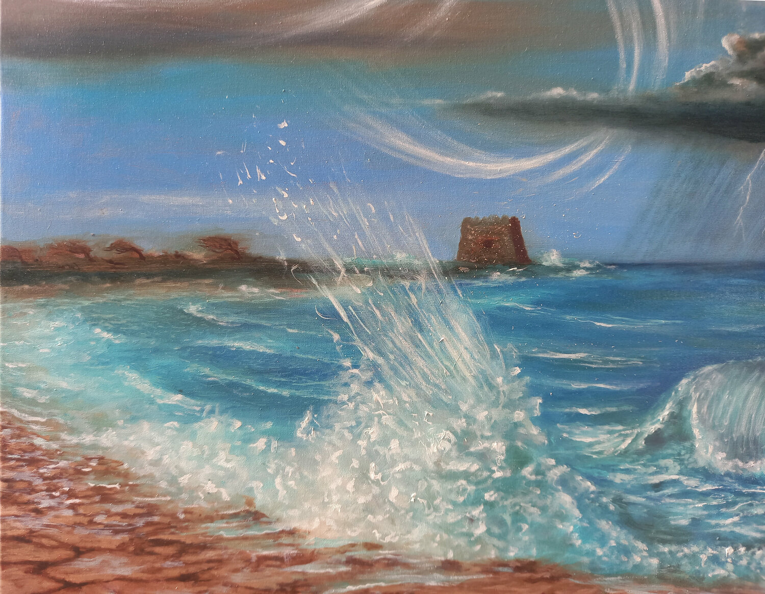 Il figlio del Vento by Angelo Lotti (2022) : Painting Oil on Canvas ...