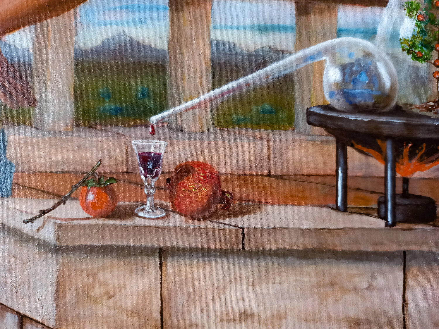 L'albero della vita by Angelo Lotti (2022) : Painting Oil on Canvas ...