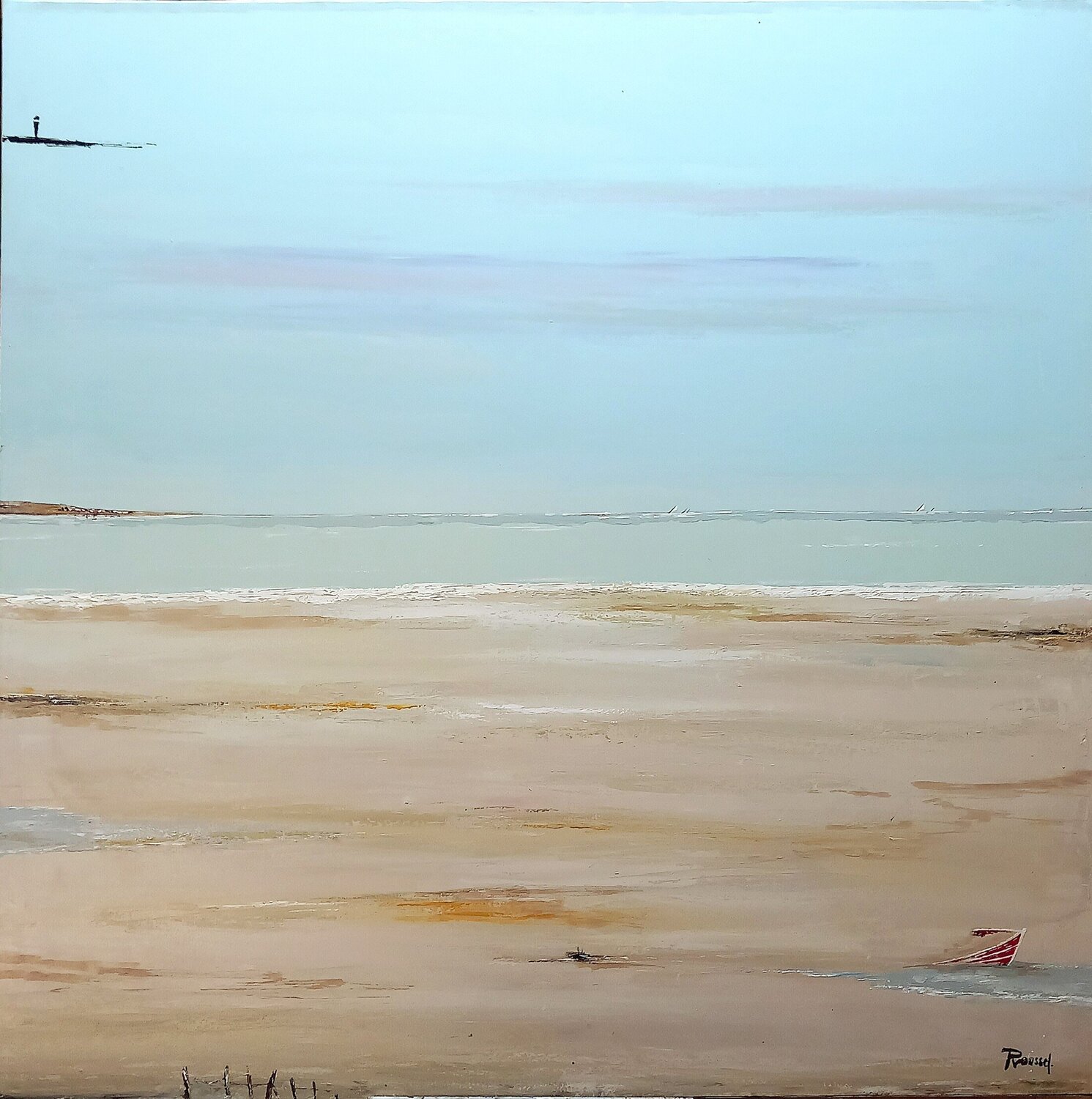 L'épave by Philippe Roussel (2022) : Painting Acrylic on Canvas - Singulart