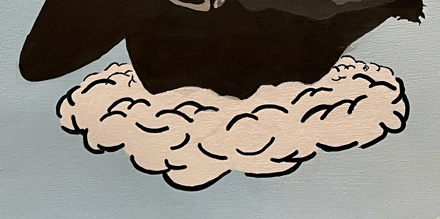 Strange Clouds von Jason Prinzo (2021): Malerei Acryl auf Leinwand ...