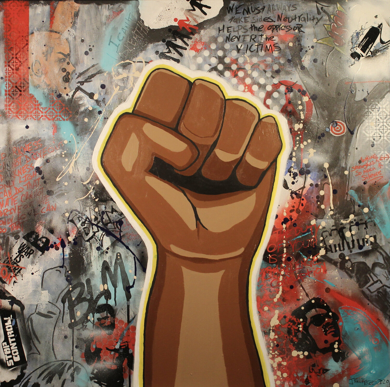 Power von Jason Prinzo (2020): Malerei Acryl auf Leinwand - SINGULART