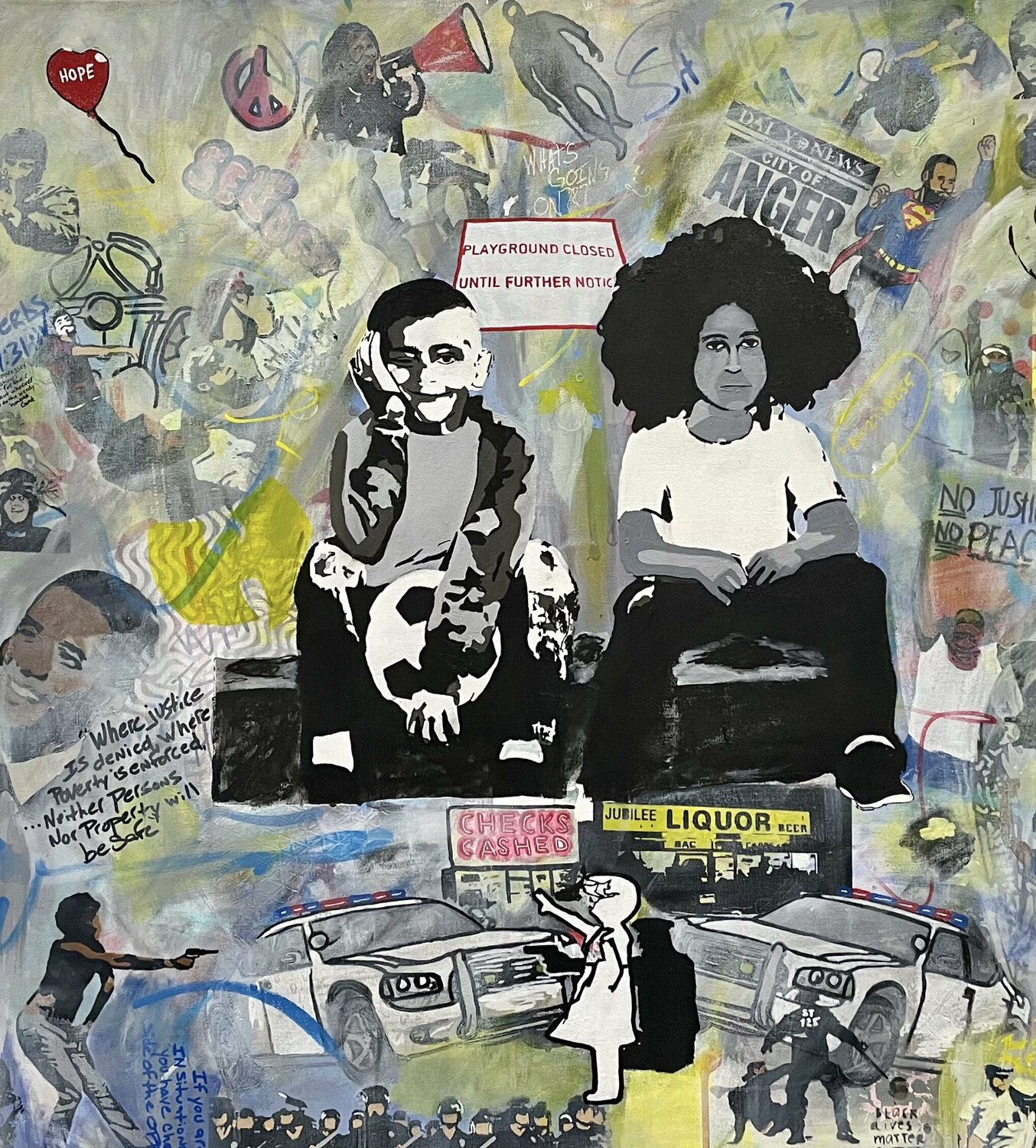 Good Kids, Mad City by Jason Prinzo (2020) : Painting Acrylic on Canvas ...