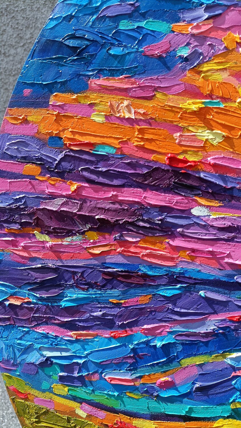 Sole 6 by Vanya Georgieva (2022) : Painting Oil on Canvas - SINGULART