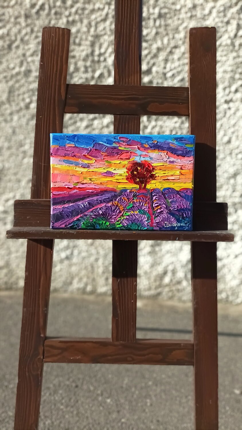 Lavender joy by Vanya Georgieva (2023) : Painting Oil on Canvas - SINGULART