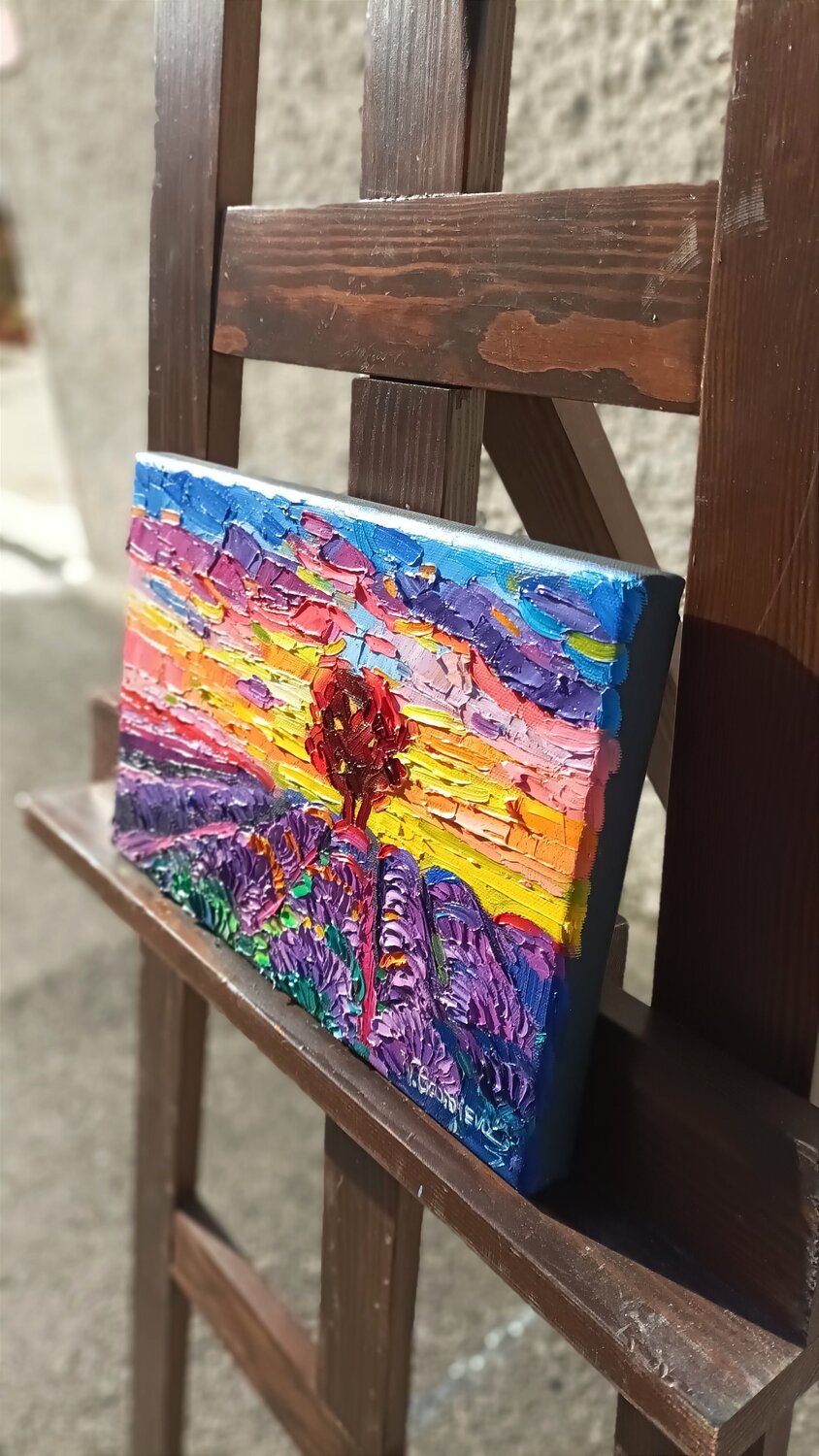 Lavender joy by Vanya Georgieva (2023) : Painting Oil on Canvas - SINGULART