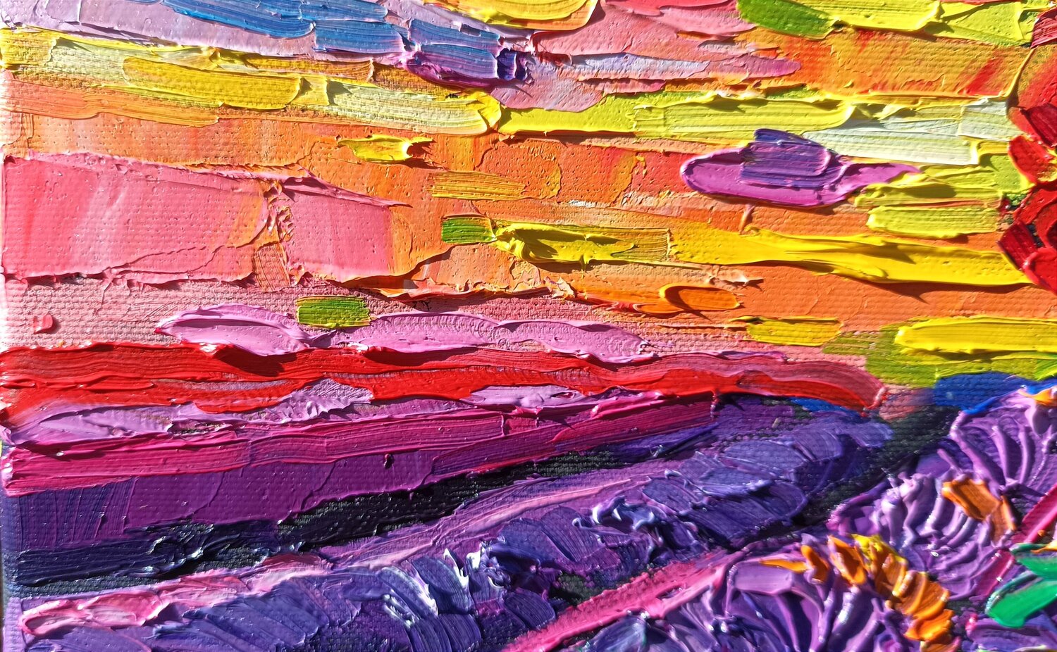 Lavender joy by Vanya Georgieva (2023) : Painting Oil on Canvas - SINGULART