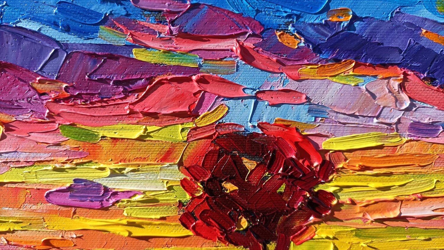 Lavender joy by Vanya Georgieva (2023) : Painting Oil on Canvas - SINGULART