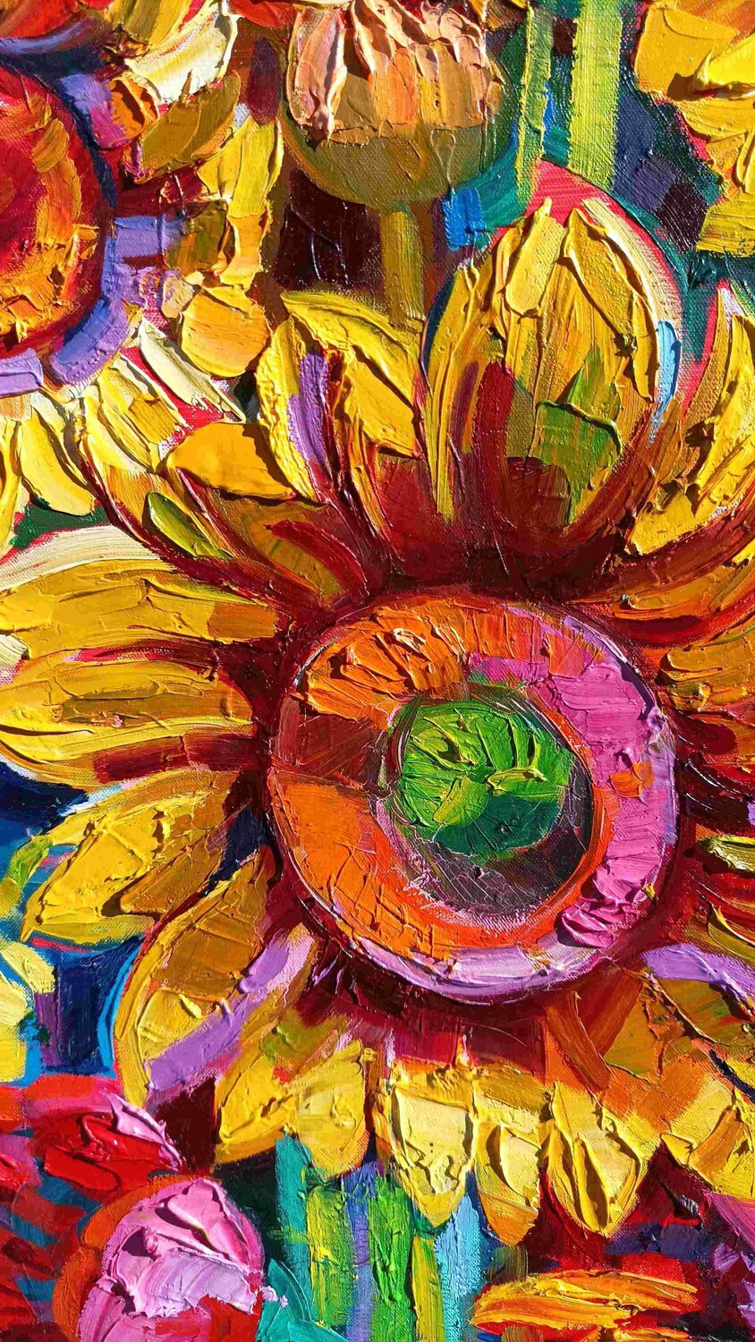 When the Sun lovers meet the light by Vanya Georgieva (2023) : Painting Oil on Linen - Singulart